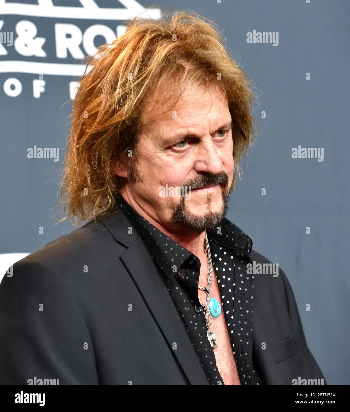 2017 inductee Gregg Rolie of Journey attends the Press Room at the 32nd ...