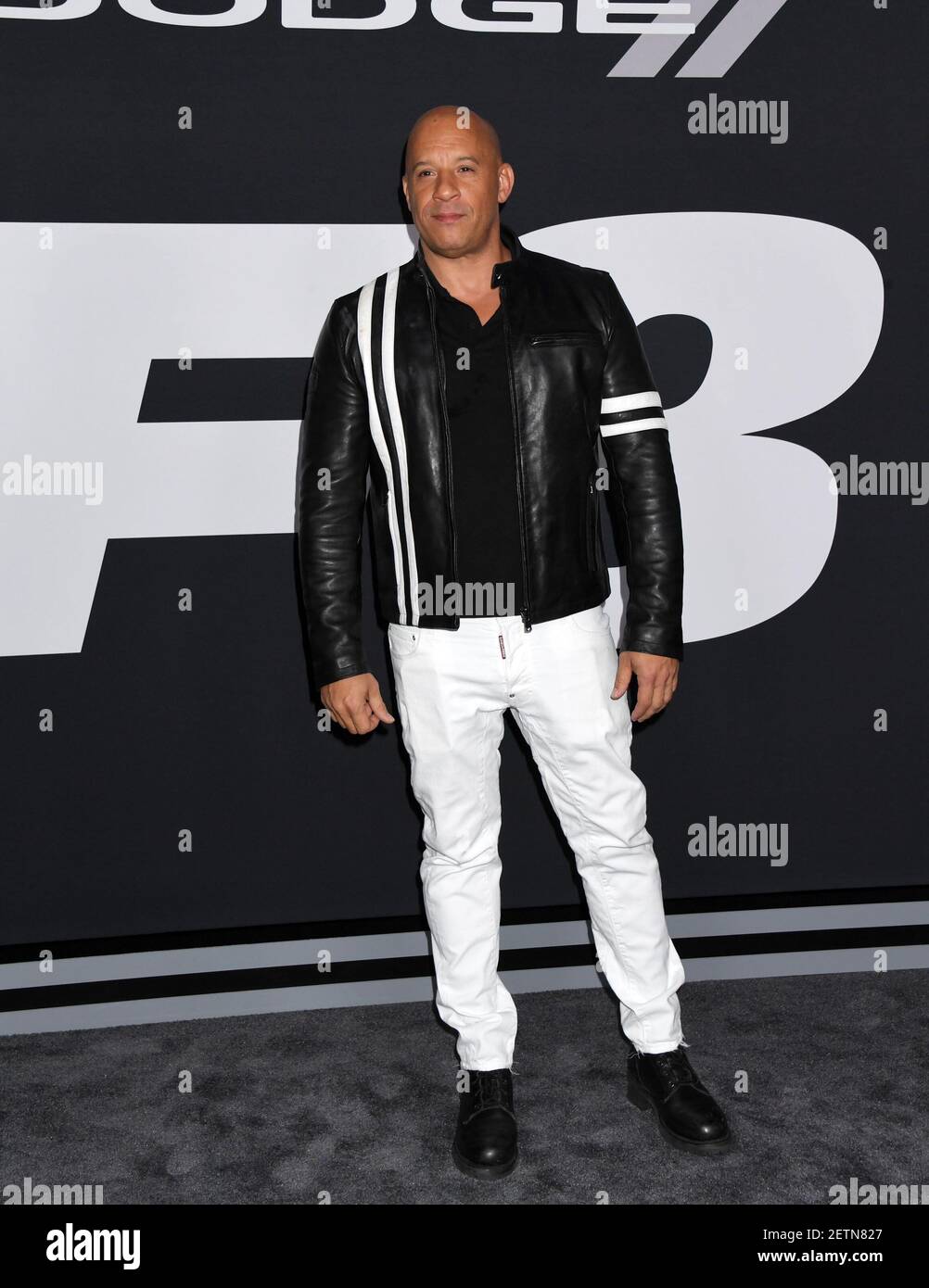Vin Diesel arrives to The Fate Of The Furious World Premiere, held at ...