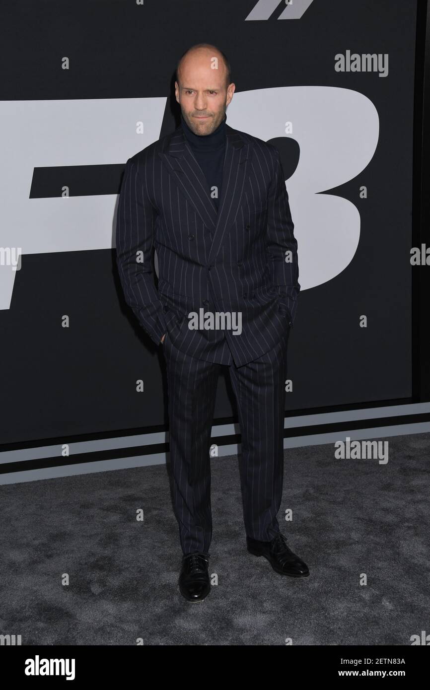 Jason Statham arrives to The Fate Of The Furious World Premiere, held ...