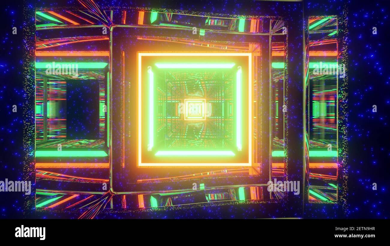 Abstract chaotic geometric pattern in 3D illustration Stock Photo - Alamy