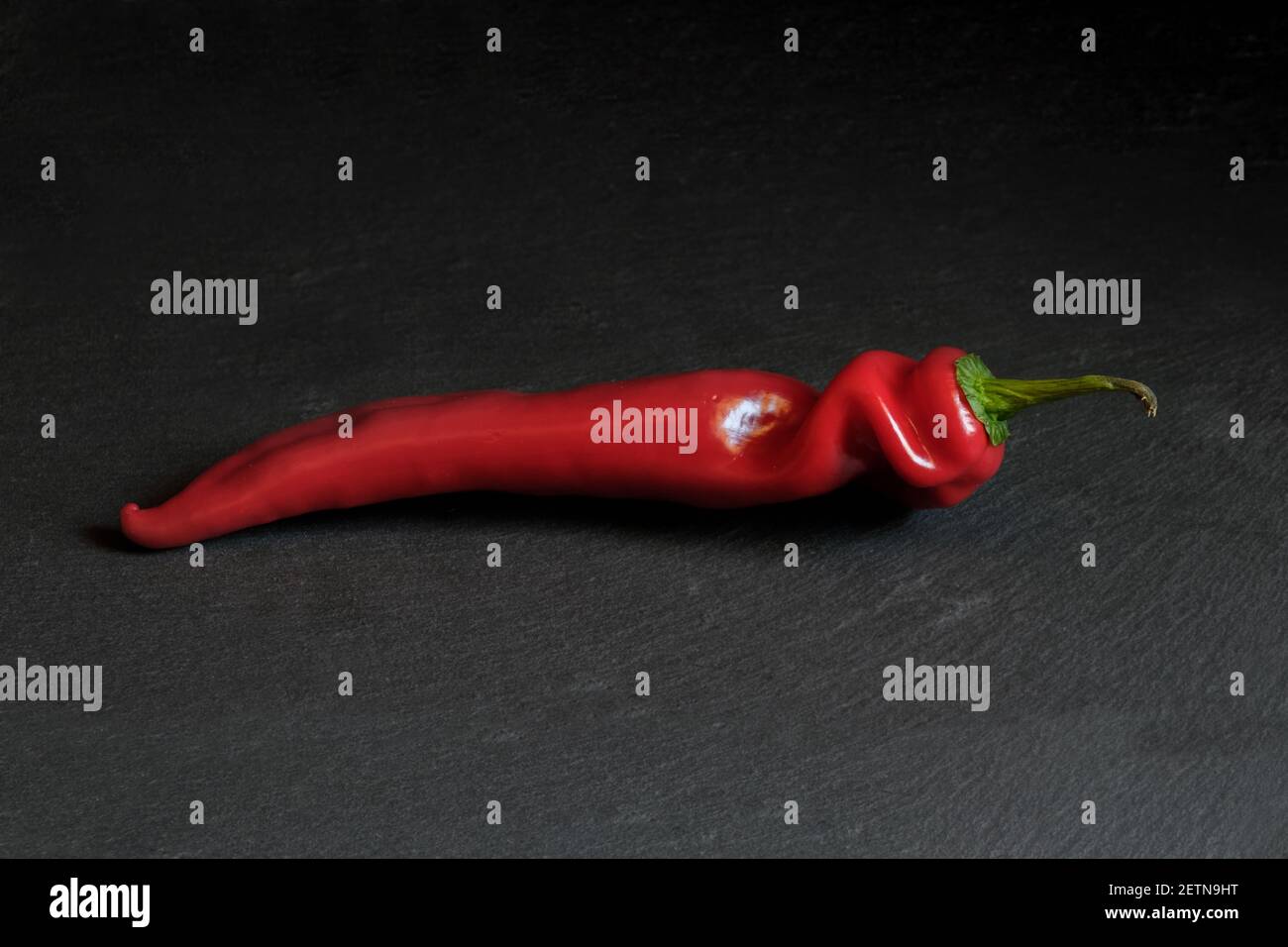 Red pepper, isolated Stock Photo - Alamy