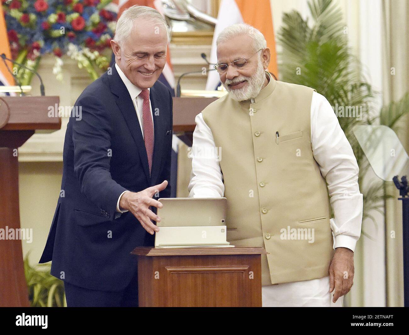NEW DELHI, INDIA - APRIL 10: Prime Minister Narendra Modi and ...