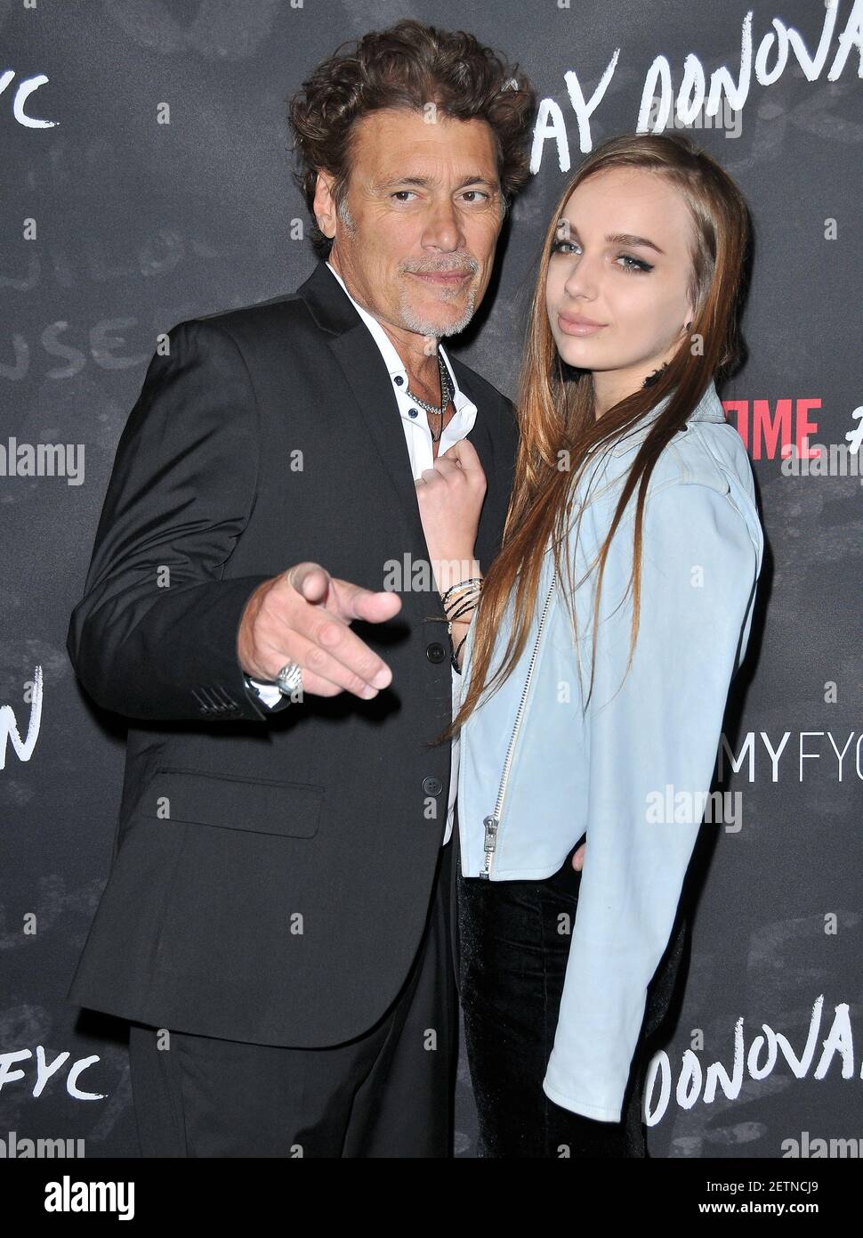 (L-R) Steven Bauer and Lyda Louden arrives at Showtime's "Ray Donovan ...