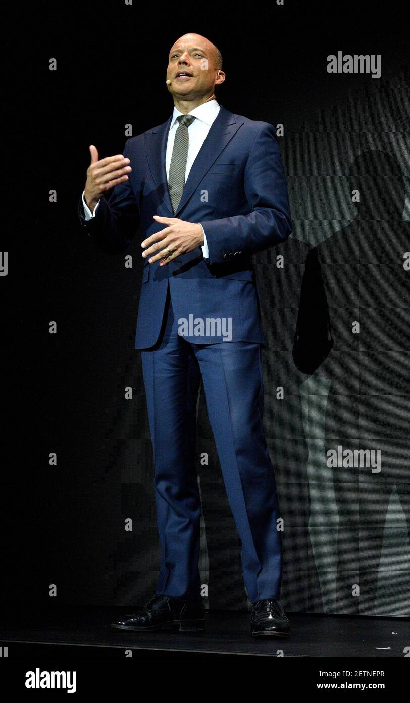 Genesis Head of Brand Manfred Fitzgerald speaks at the New York ...