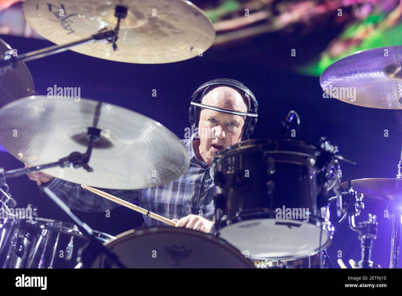 Drummer Jack Irons (formerly Red Hot Chili Peppers and Pearl Jam) at ...