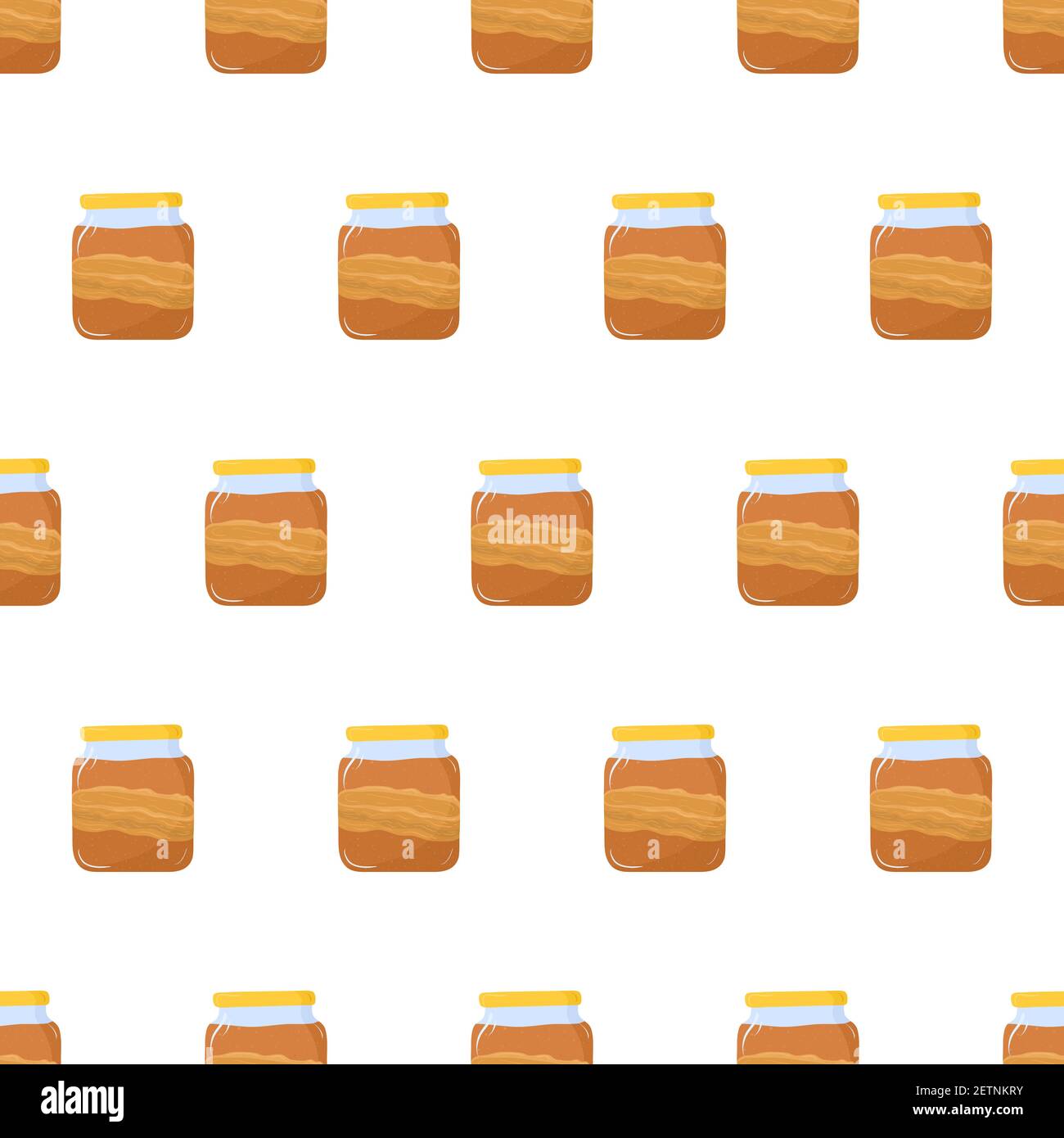 Cartoon seamless pattern for paper design with glass of kombucha drink ...