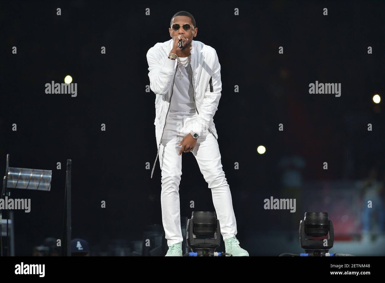 MIAMI, FL - APRIL 15: Rapper Fabolous performs at American Airlines ...
