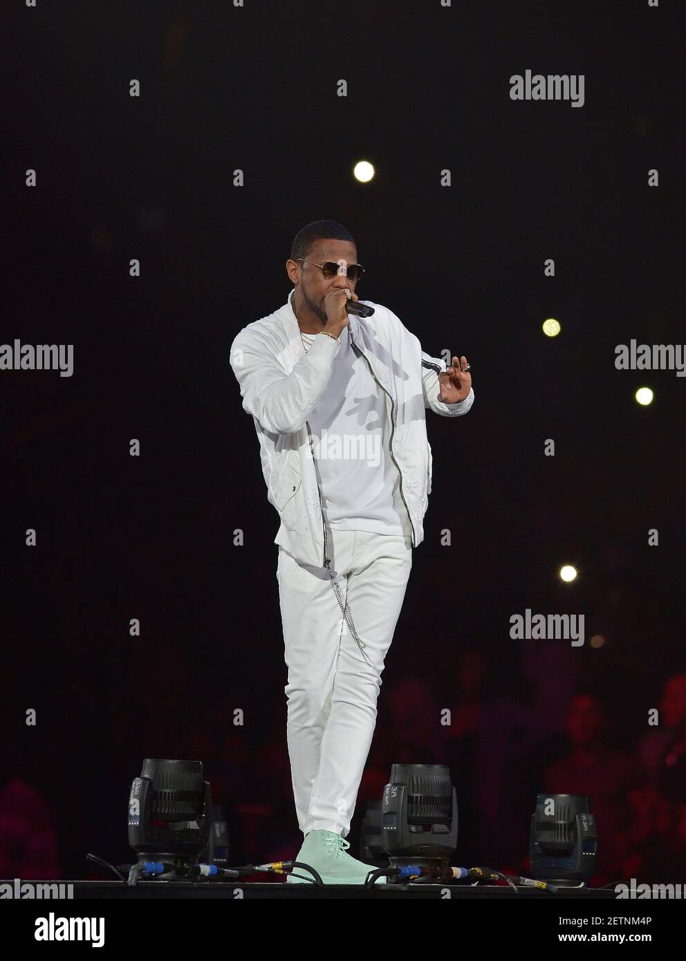MIAMI, FL - APRIL 15: Rapper Fabolous performs at American Airlines ...