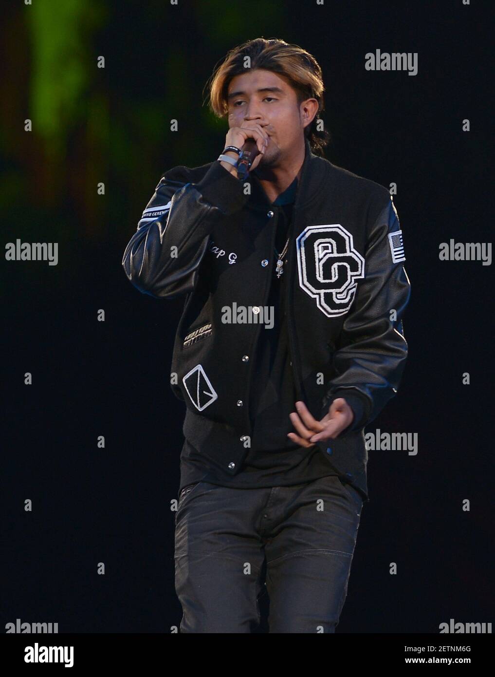 MIAMI, FL - APRIL 15: Rapper Kap G performs at American Airlines Arena ...