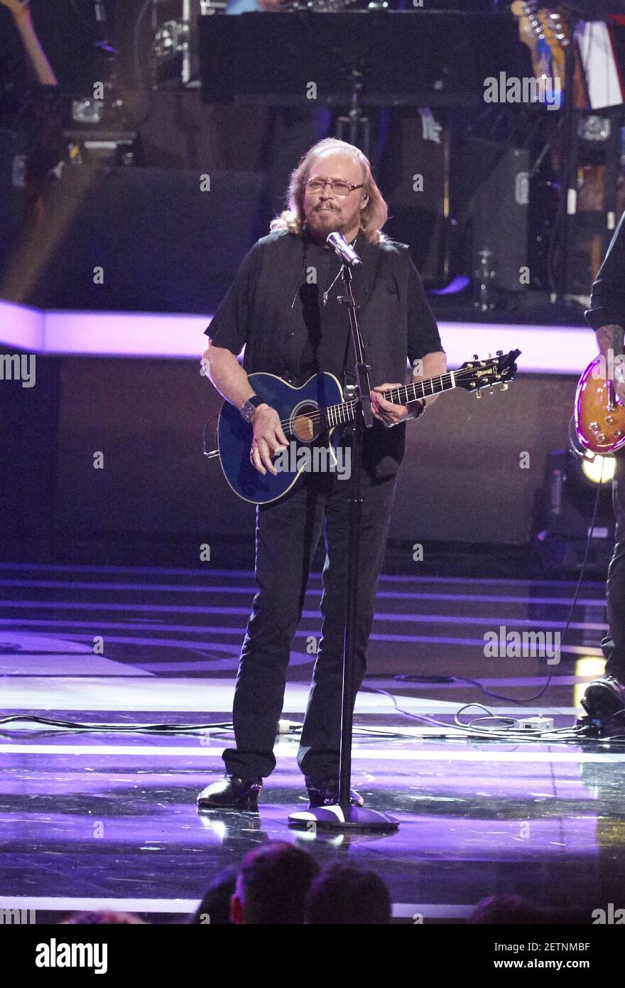 Honoree Barry Gibb performs onstage during 'Stayin' Alive: A GRAMMY ...