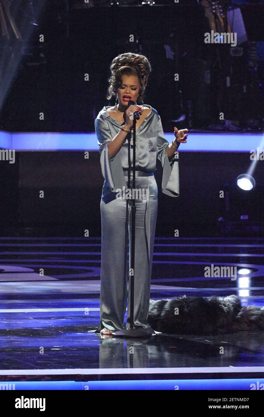 Singer Andra Day performs onstage during 'Stayin' Alive: A GRAMMY ...