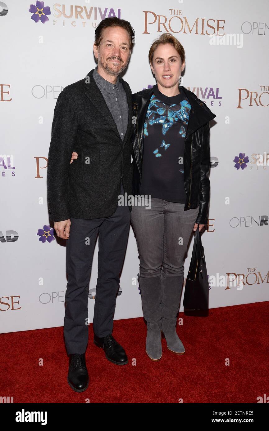 (L-R) Frank Whaley and Heather Bucha attend 'The Promise' New York ...