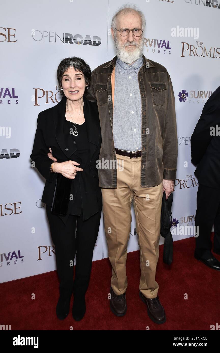Anna Stuart and James Cromwell attend 'The Promise' New York Screening ...