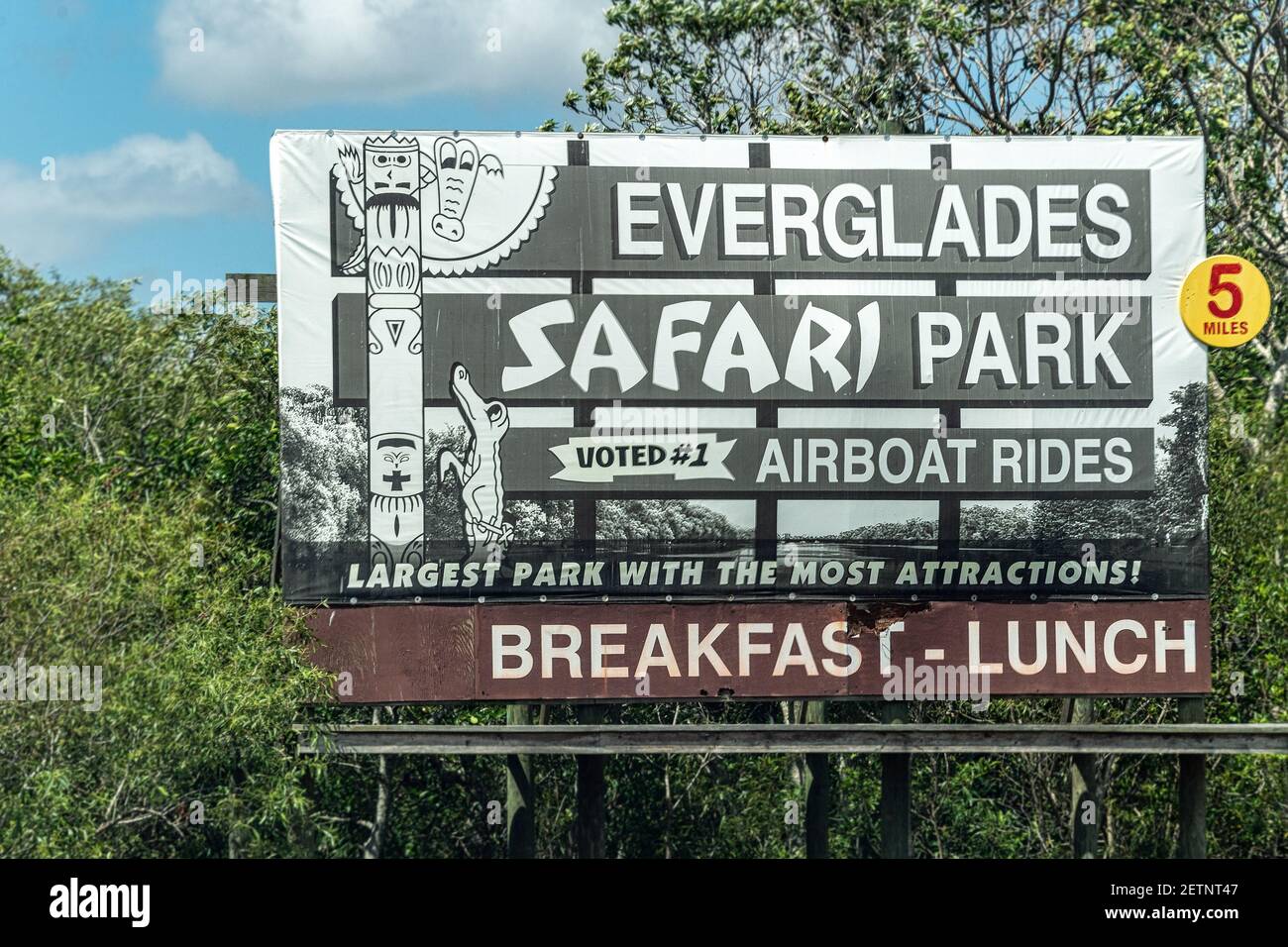 Everglades national park sign florida hi-res stock photography and ...