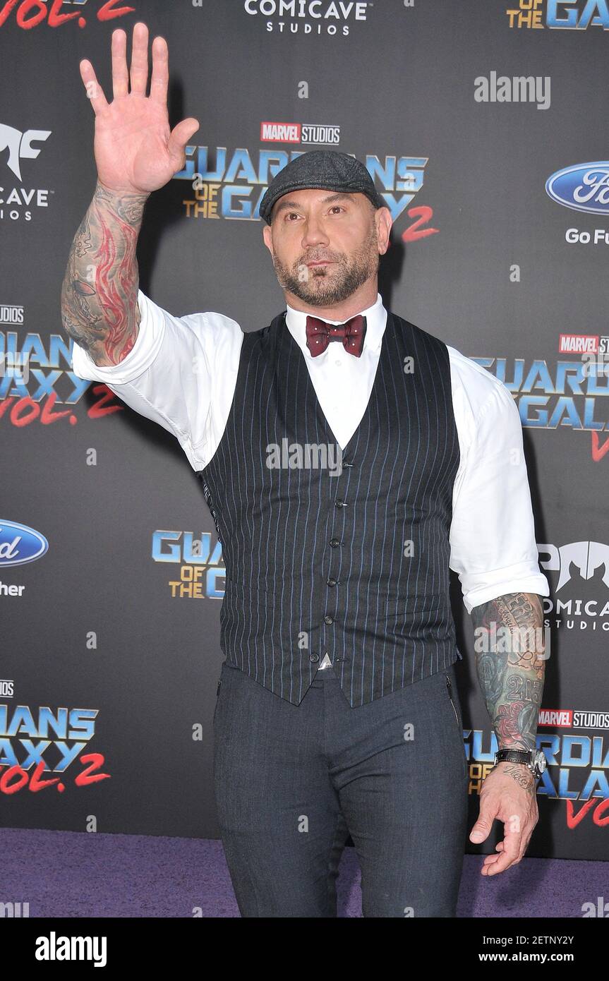 Dave Bautista arrives at Marvel Studios' "Guardians Of The Galaxy Vol ...