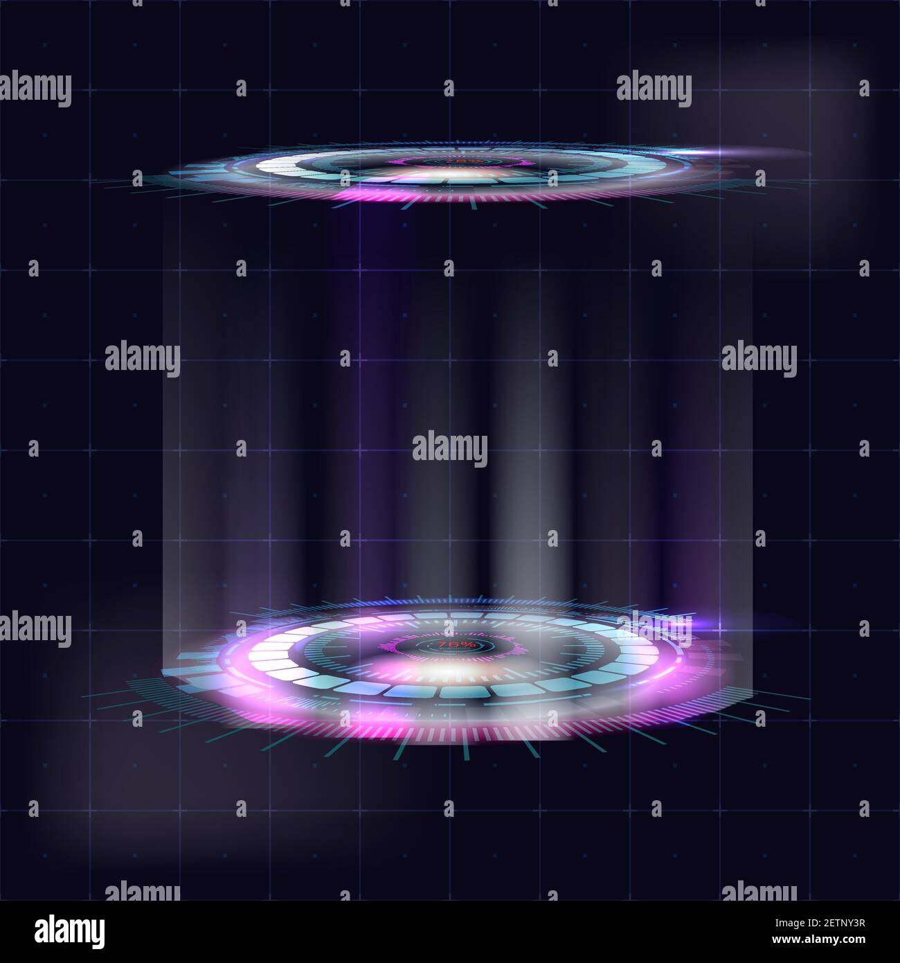 Design of HUD menu user interface. Futuristic dashboard with screen ...