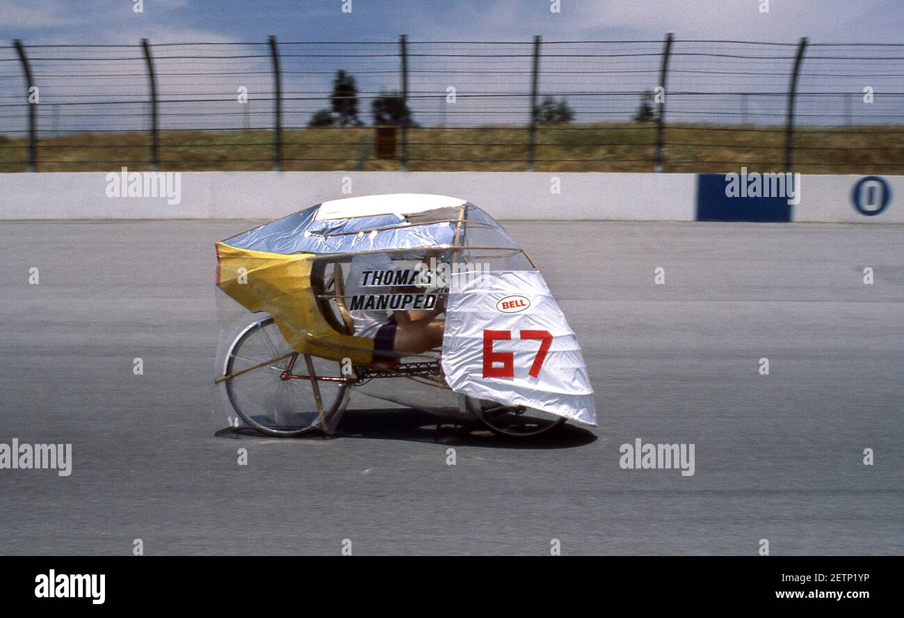 World Human Powered Speed Championship Riverside Race track California ...