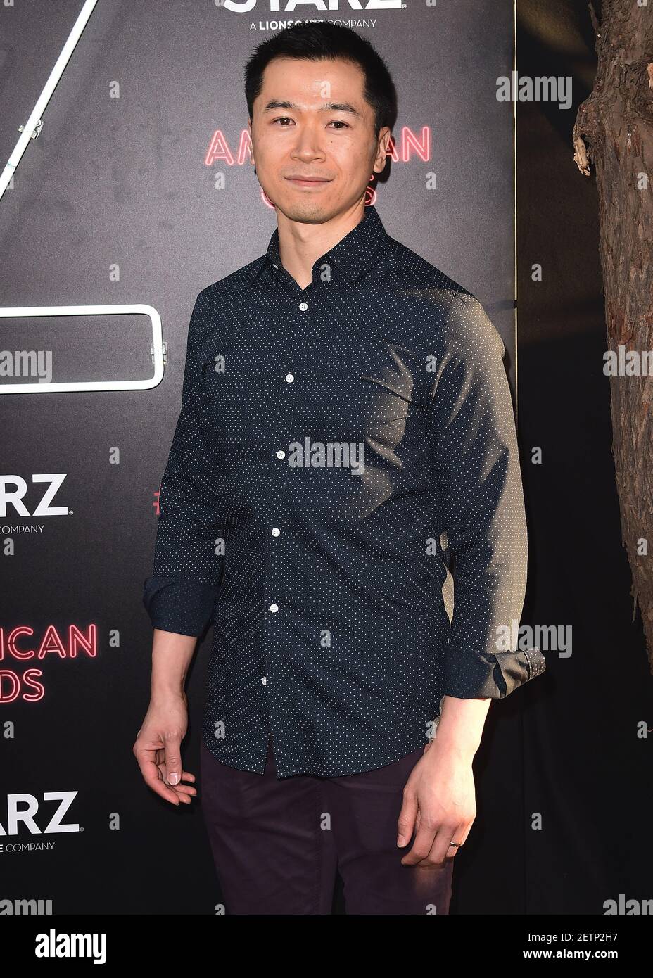 HOLLYWOOD, CA - APRIL 20: Robert Wu at the Los Angeles premiere of "American Gods" at ArcLight ...