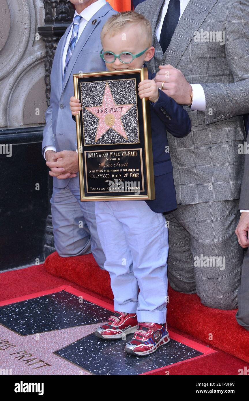 Jack Pratt at his dad's Chris Pratt Honored With Star On The Hollywood ...