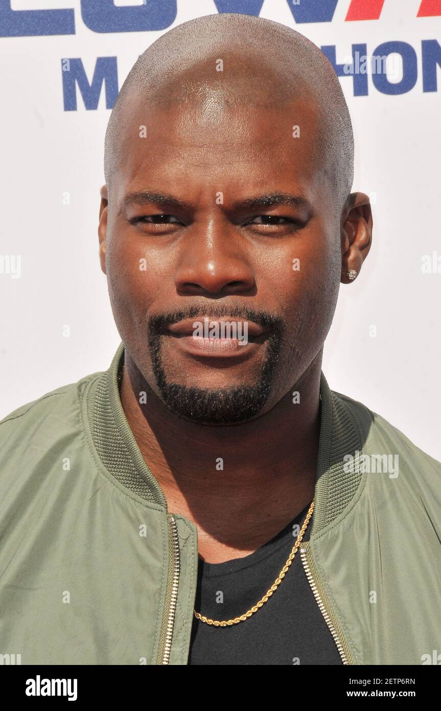 Amin Joseph arrives at the "Baywatch" Slow Motion Marathon held at ...