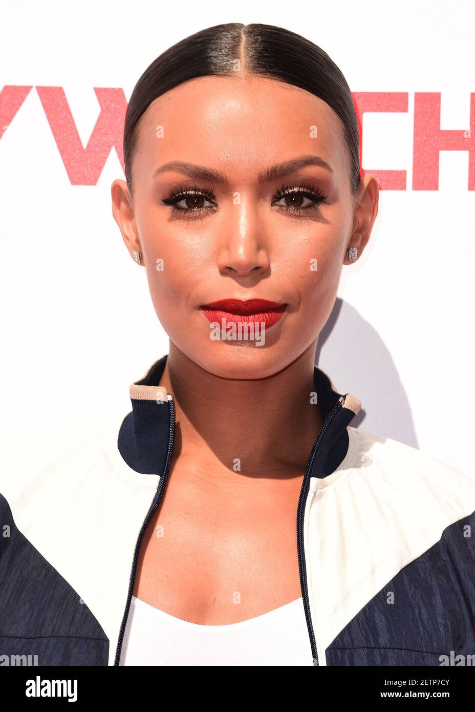 LOS ANGELES, CA - APRIL 22: Ilfenesh Hadera at the "Baywatch" Slow ...