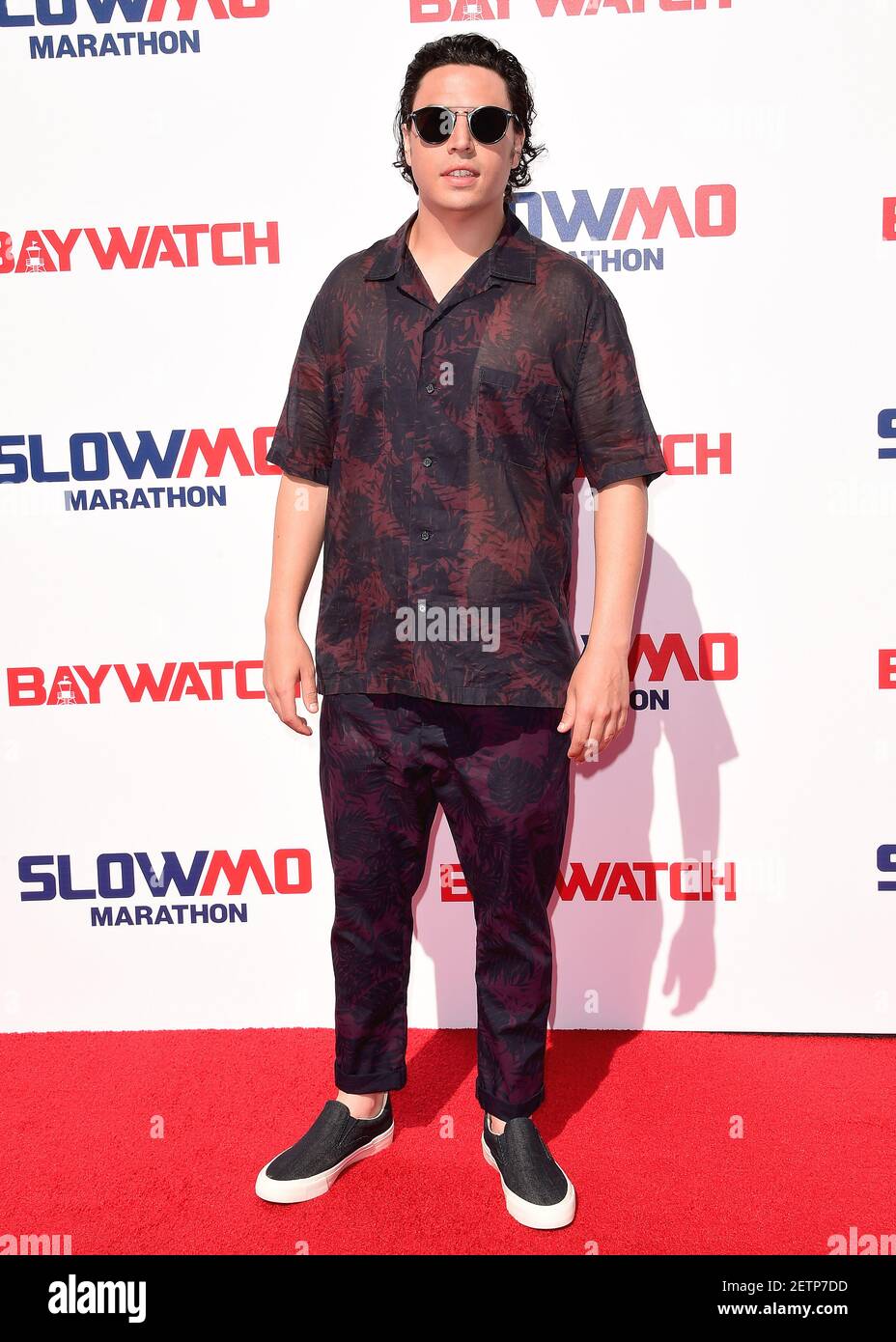 LOS ANGELES, CA - APRIL 22: Jon Bass at the "Baywatch" Slow Motion ...