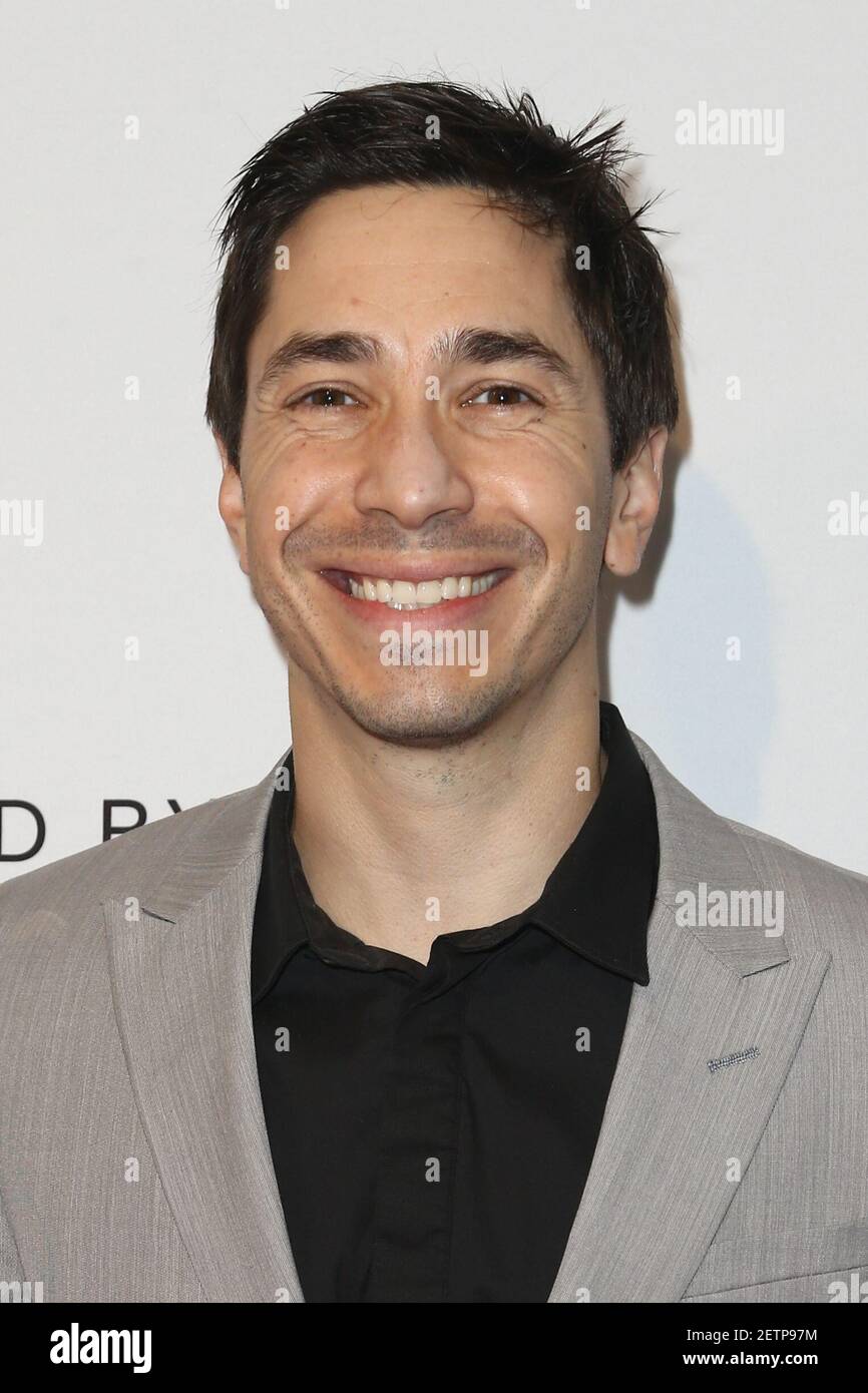 Actor Justin Long attends the 2017 Tribeca Film Festival 'Literally ...