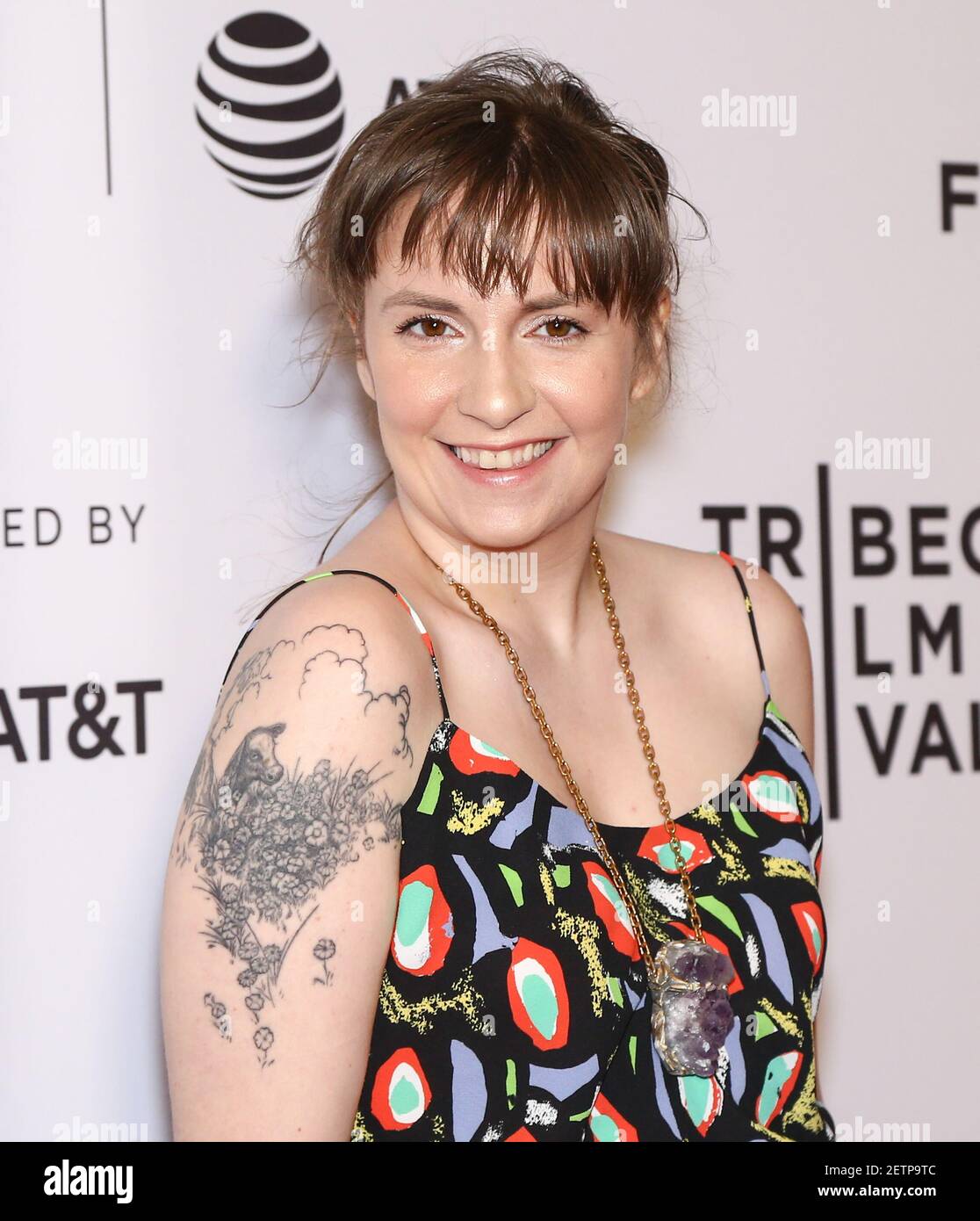 Lena Dunham attends My Art premiere during the 2017 Tribeca Film ...