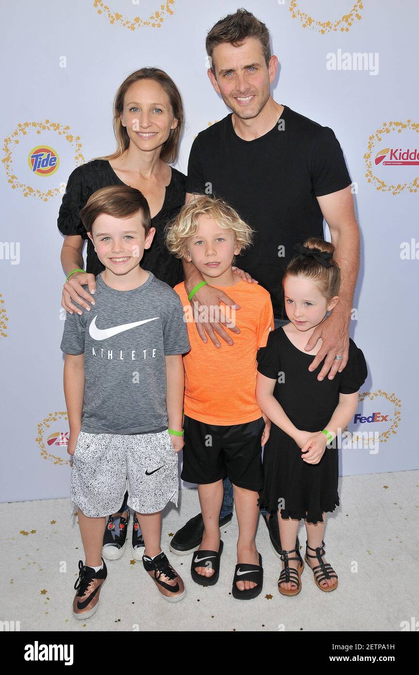 Barrett Williams, Joey McIntyre and Children arrives at Safe Kids Day ...