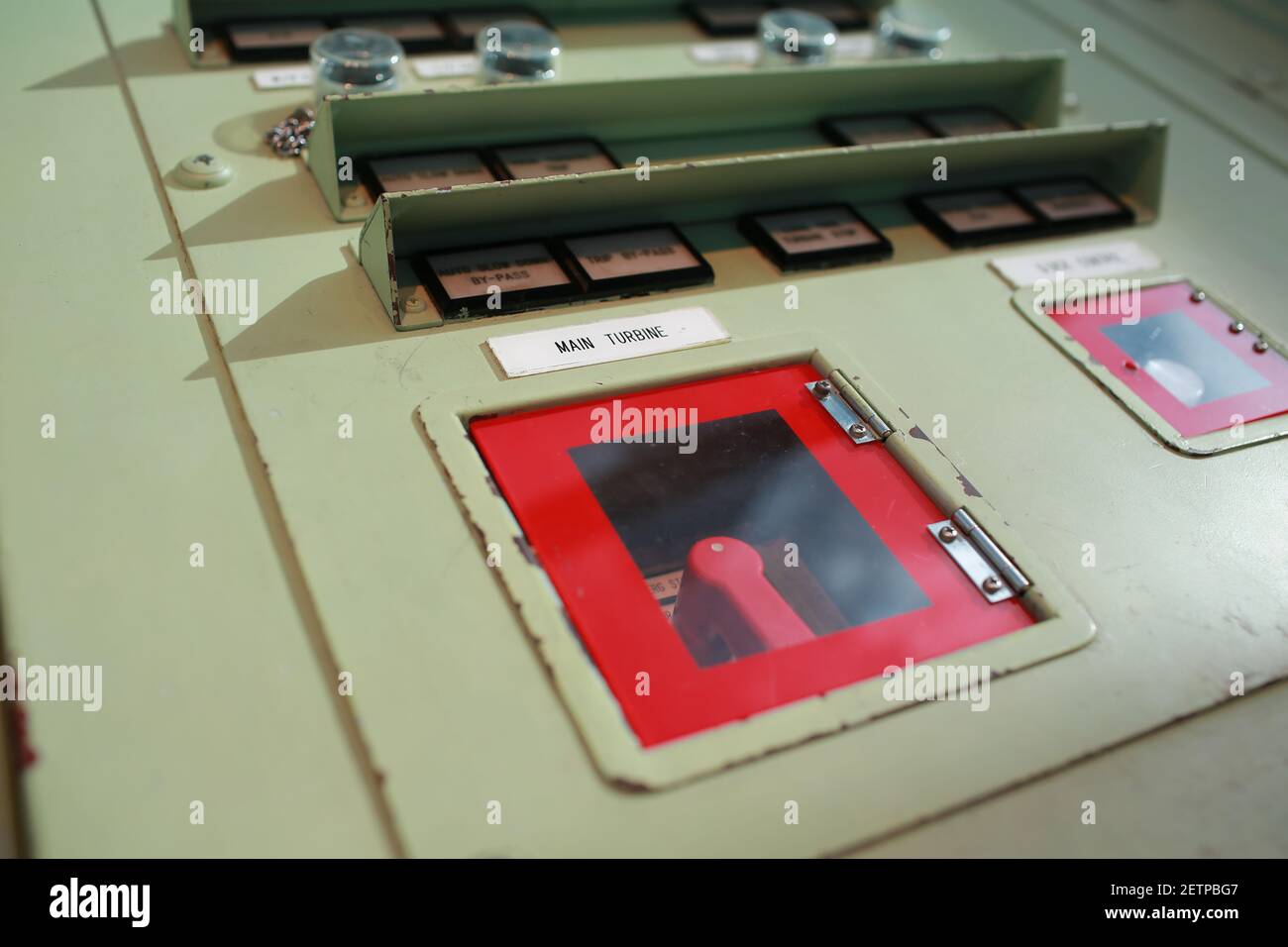 control room of container ship Stock Photo - Alamy