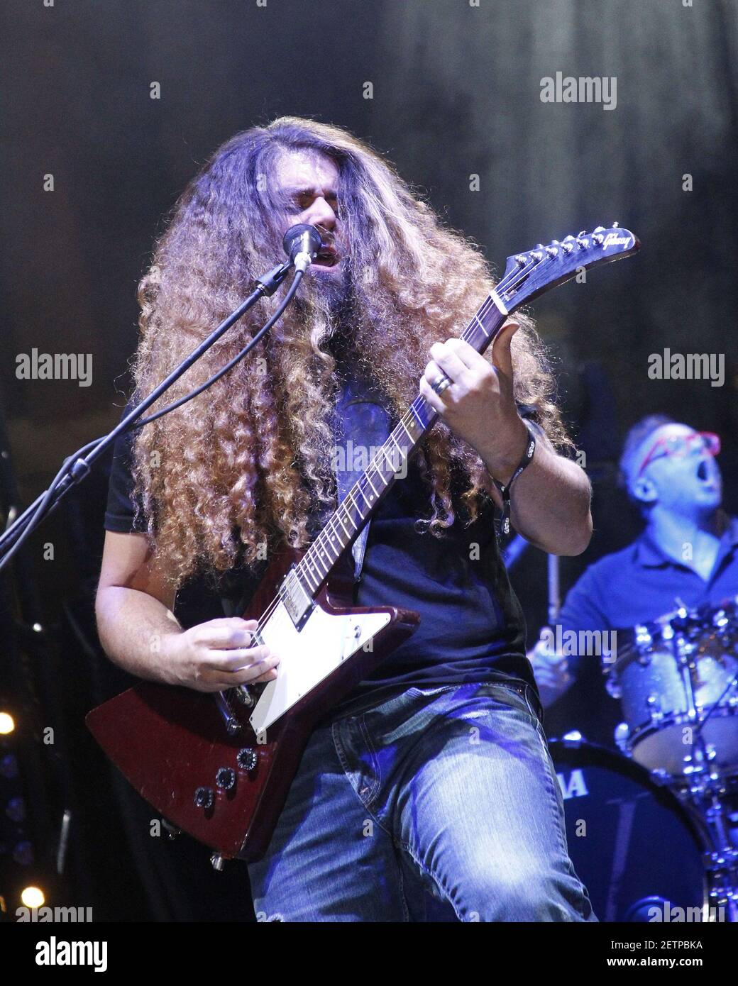 Claudio Sanchez of Coheed and Cambria performs on stage during the 2017 ...