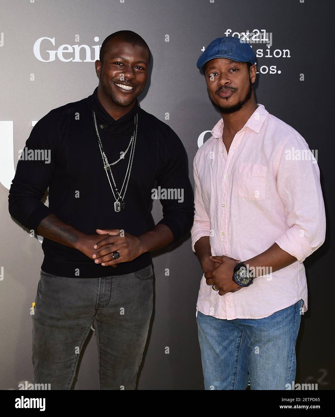 LOS ANGELES - APRIL 24: Edwin Hodge (L) and Arjay Smith attend the LA ...