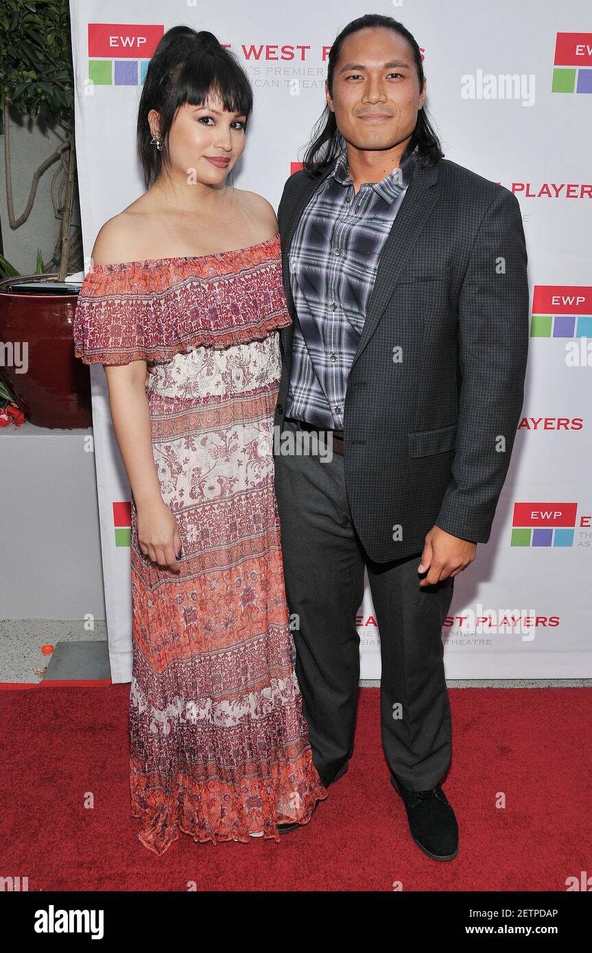 (L-R) Christina Fandino and Cedric Jonathan Pang at the East West Players' "RADIANT" 51st ...