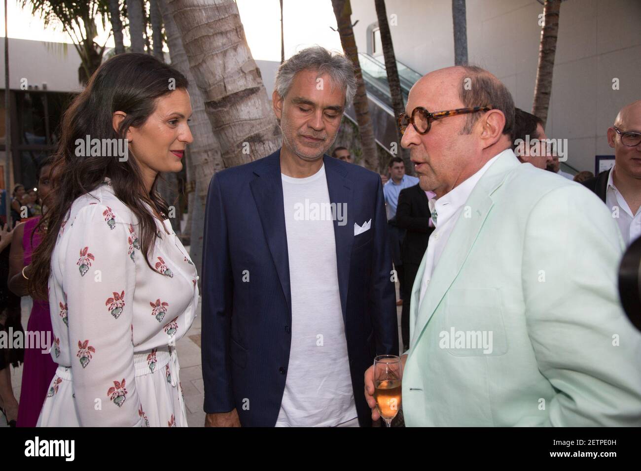 MIAMI, FLORIDA, APRIL 24: Veronica Bocelli, Andrea Bocelli and Marvin ...