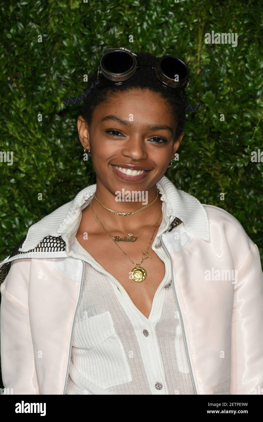Selah Marley wearing Chanel arrives to the CHANEL 12th Annual Tribeca ...