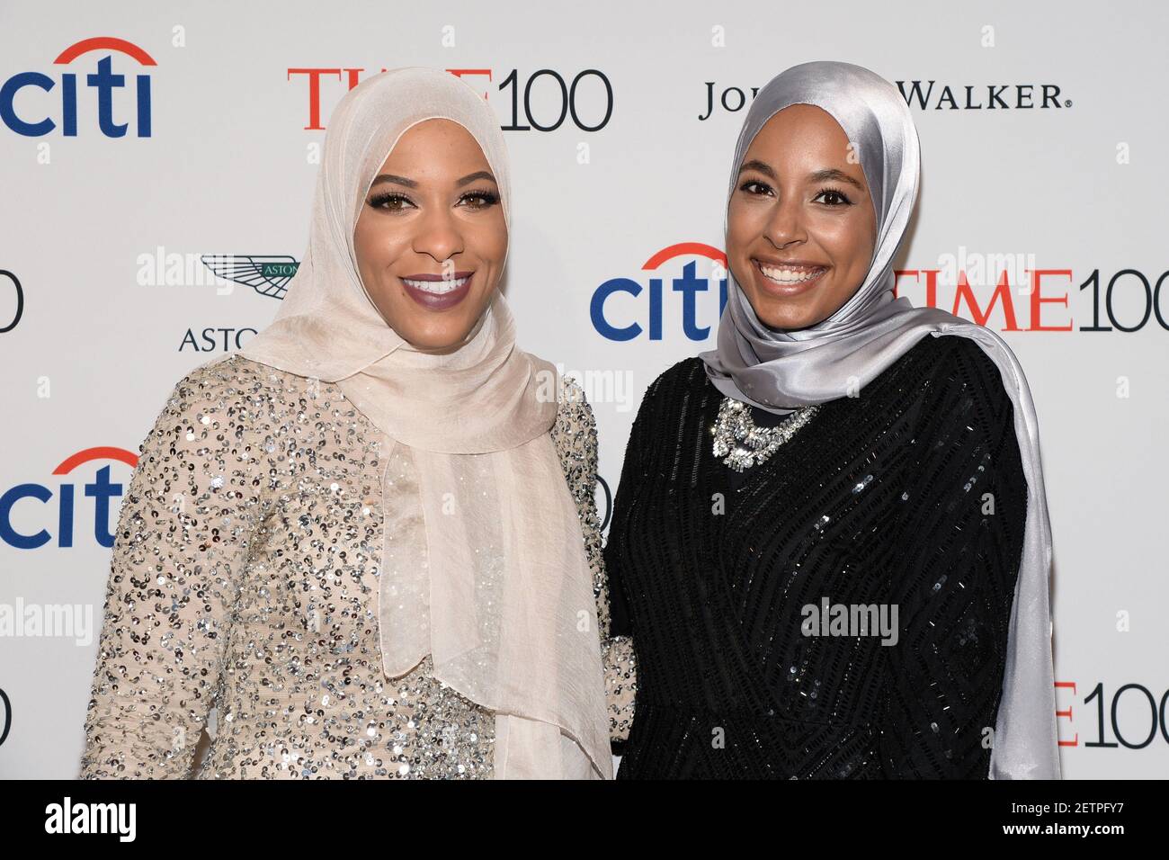 Olympic athlete Ibtihaj Muhammad (l) attends the Time 100 "Most Influential People In The World ...