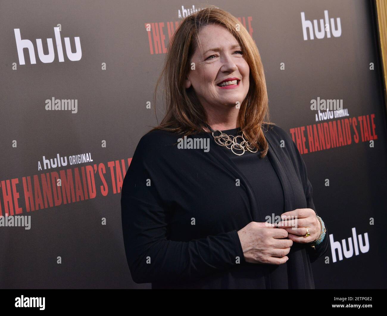 Ann Dowd arrives at Hulu's "The Handmaid's Tale" Premiere held at the ...