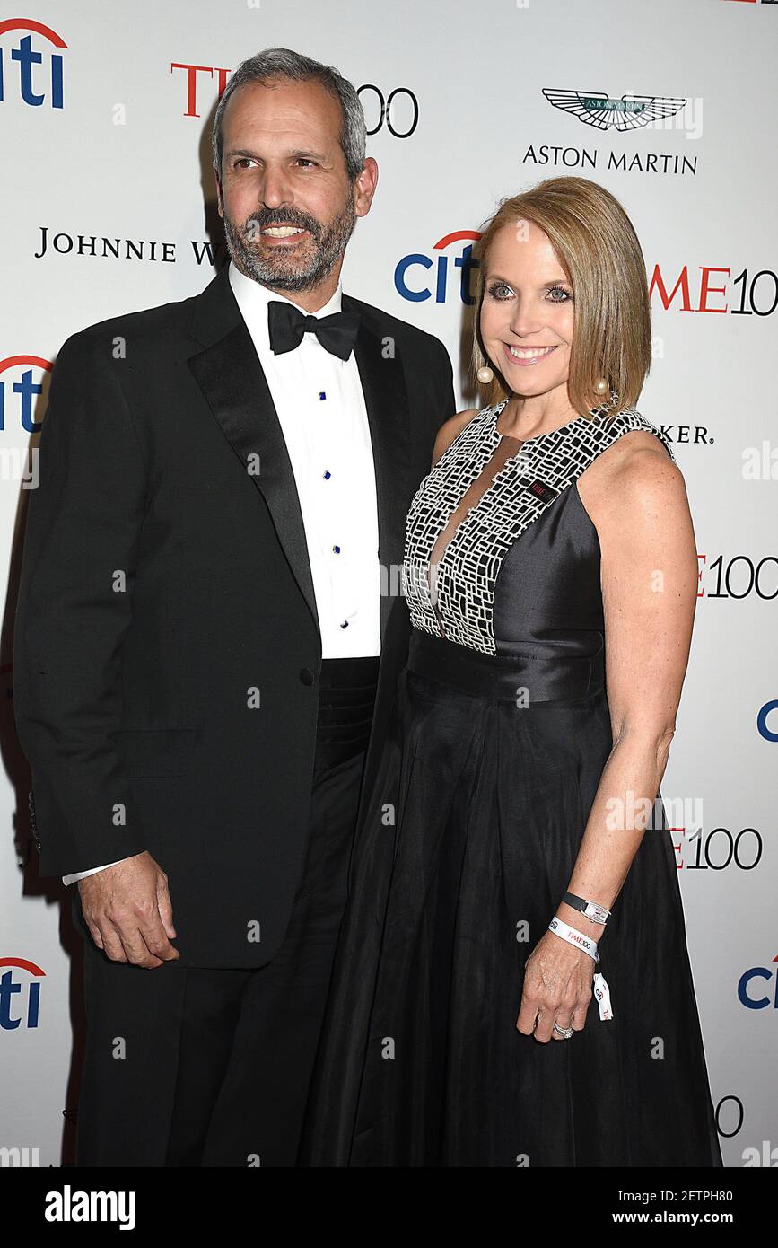 John Molner and wife Katie Couric attend the TIME 100 Gala on April 25 ...