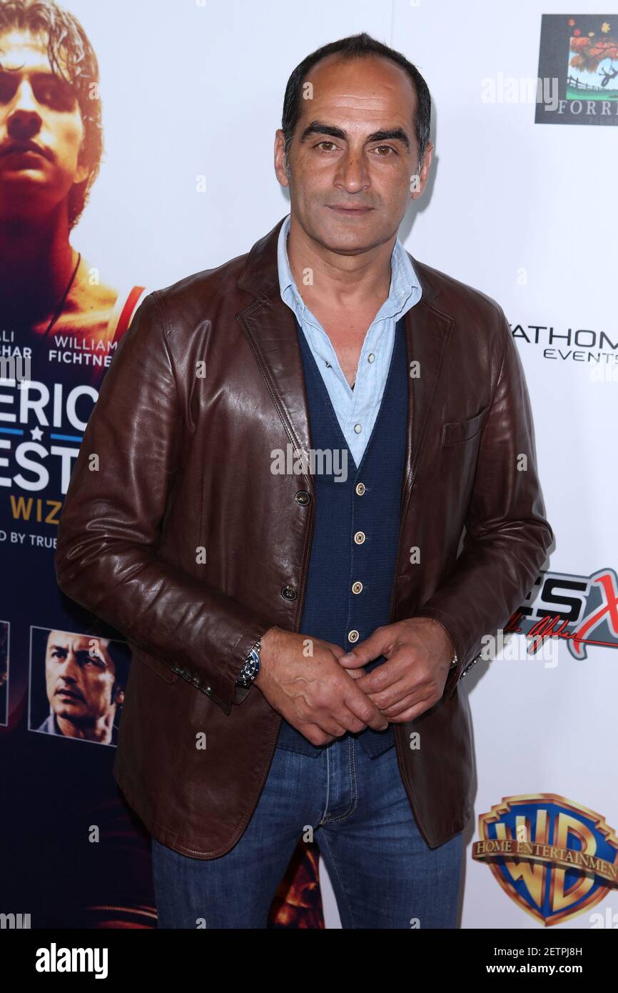 Navid Negahban at the Warner Bros. "American Wrestler: The Wizard" Los ...