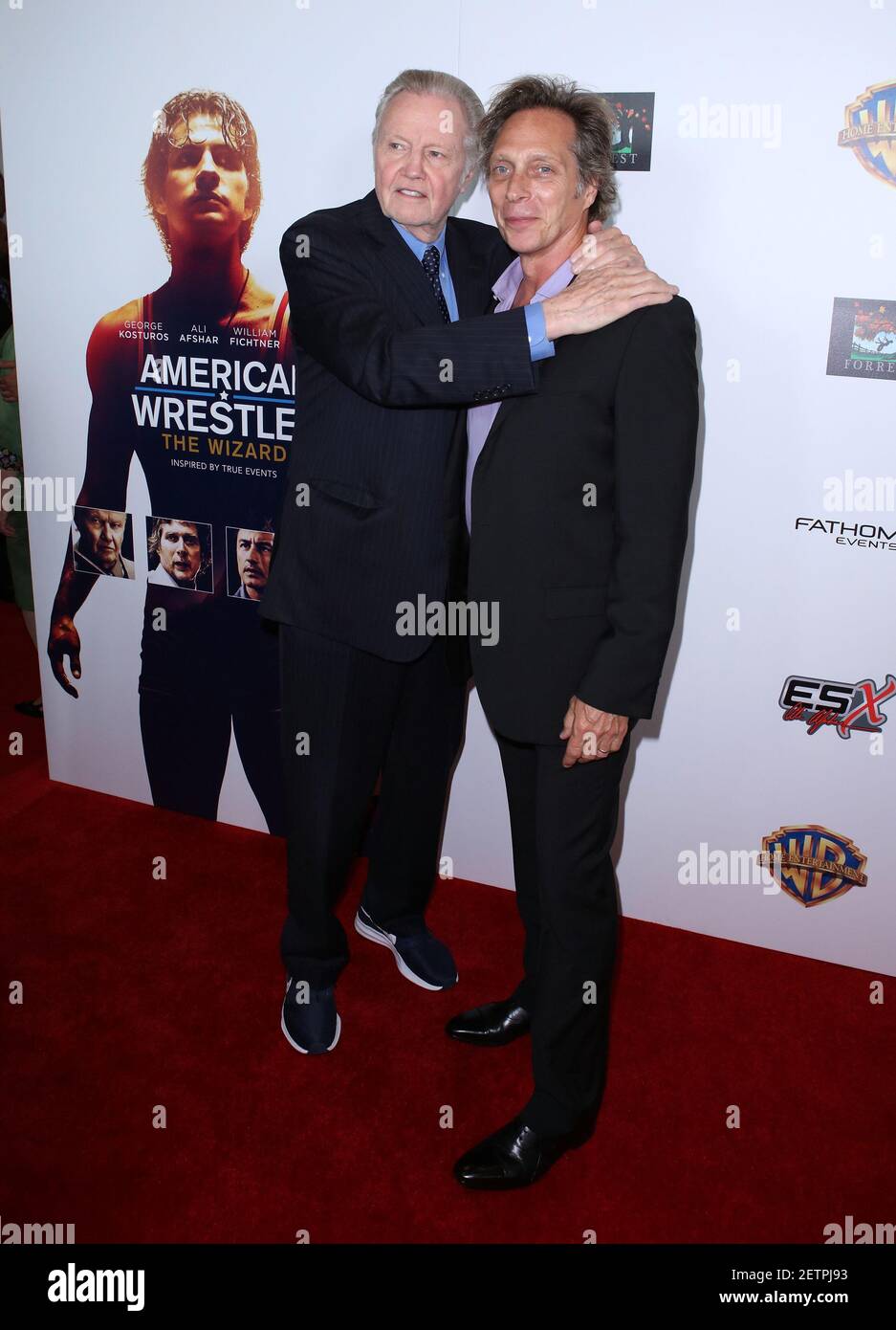 Jon Voight and William Fichtner at the Warner Bros. "American Wrestler ...