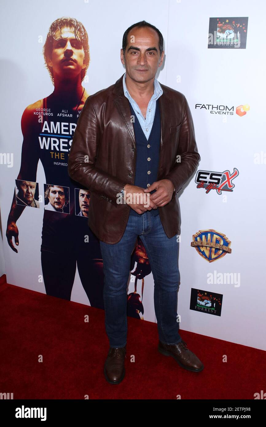 Navid Negahban at the Warner Bros. "American Wrestler: The Wizard" Los ...