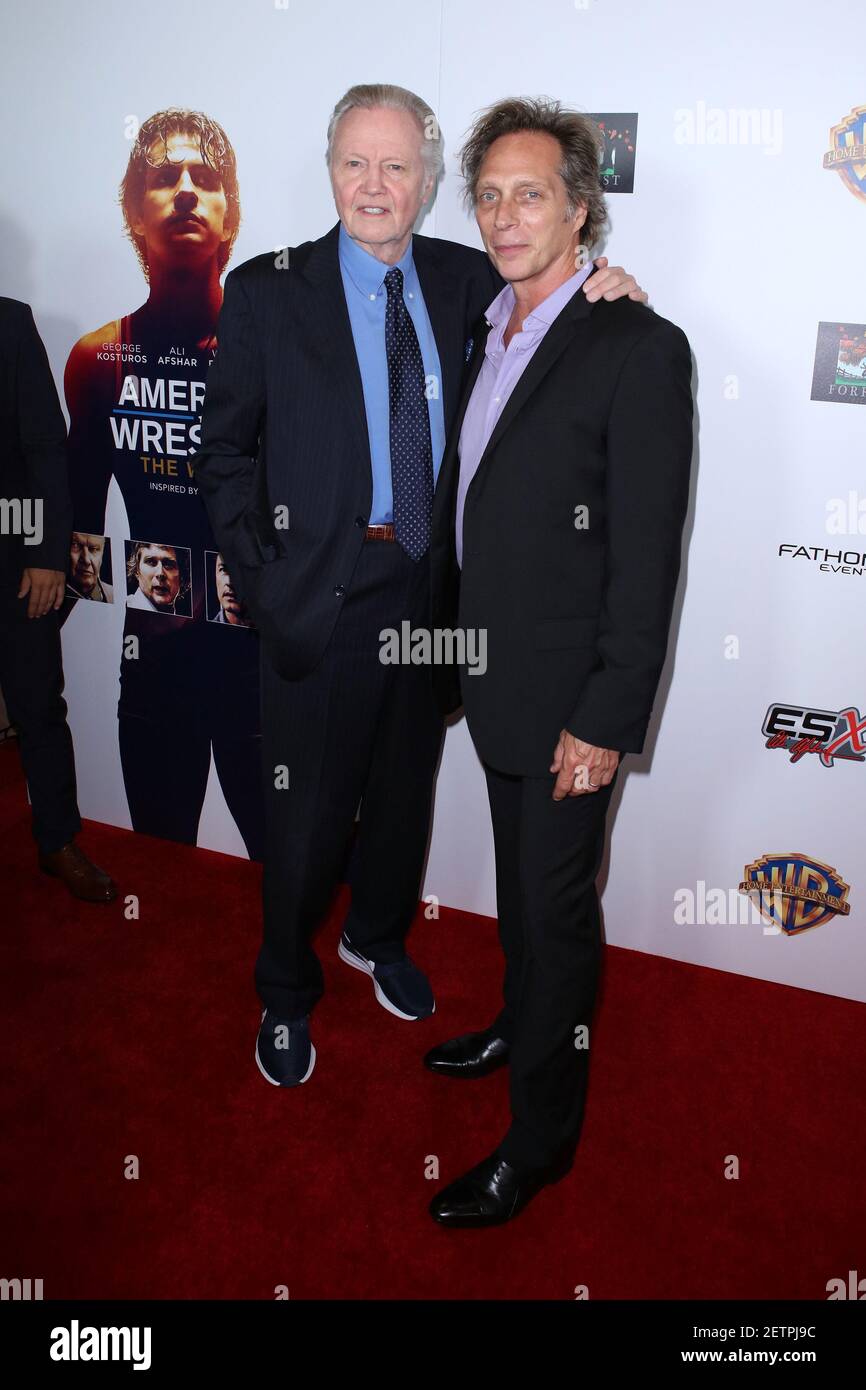 Jon Voight and William Fichtner at the Warner Bros. "American Wrestler ...
