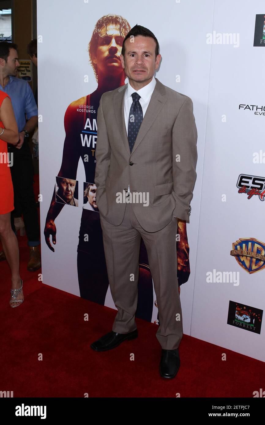 Alex Ranarivelo at the Warner Bros. "American Wrestler: The Wizard" Los ...
