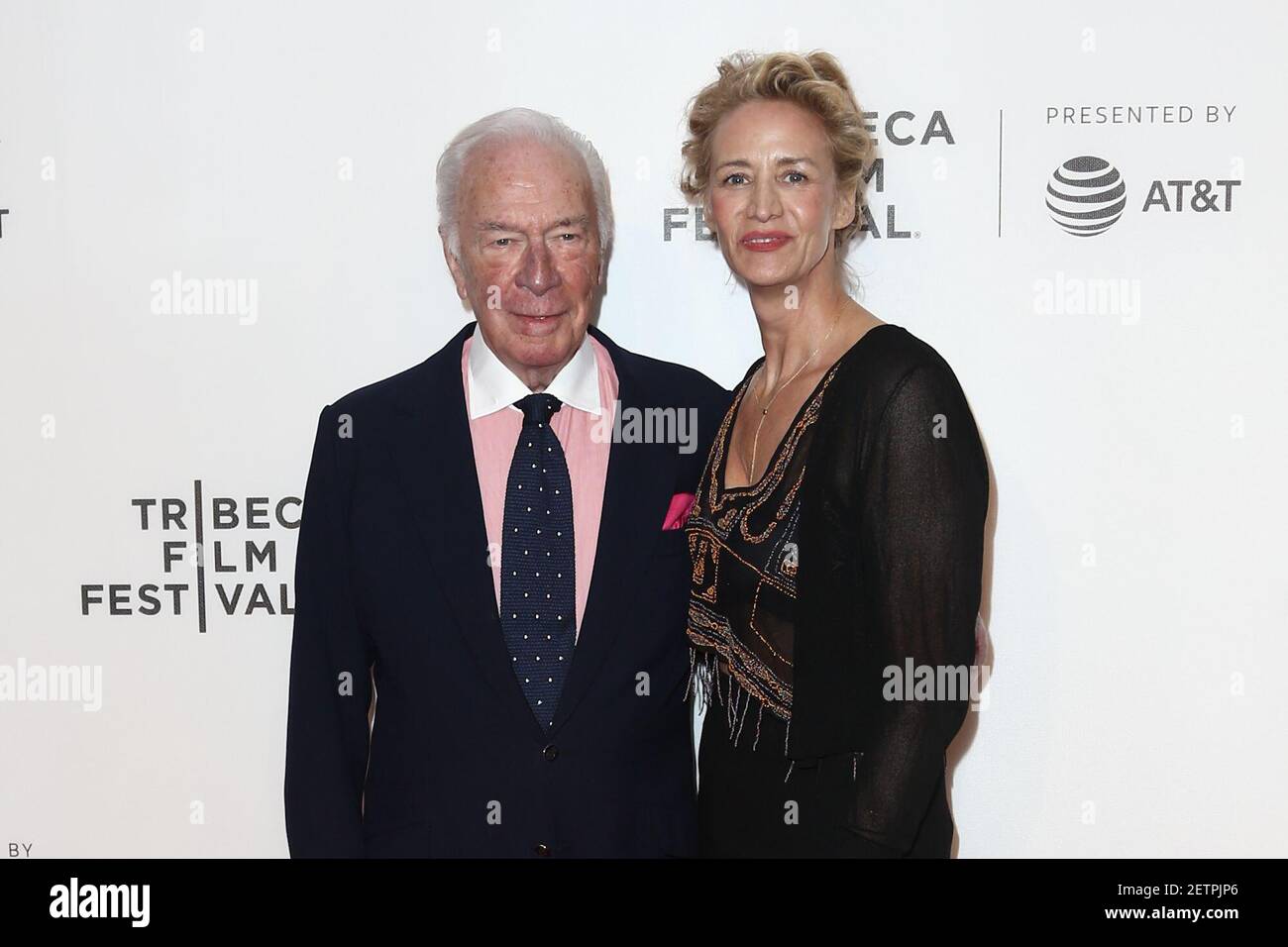 Actors Christopher Plummer (L) and Janet McTeer attend 'The Exception ...