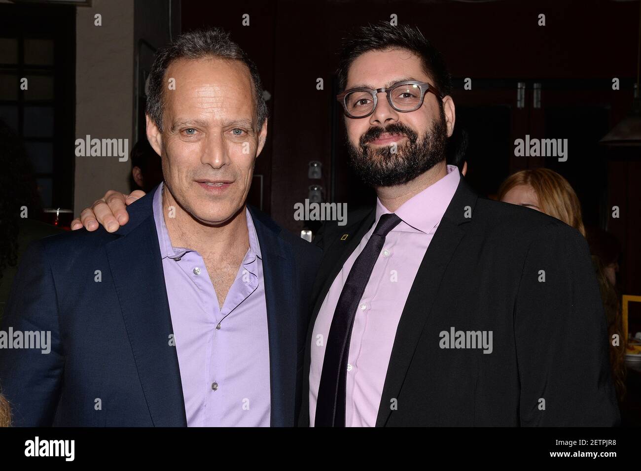 NEW YORK - APRIL 26: (L-R) Co-producer and Director Sebastian Junger ...