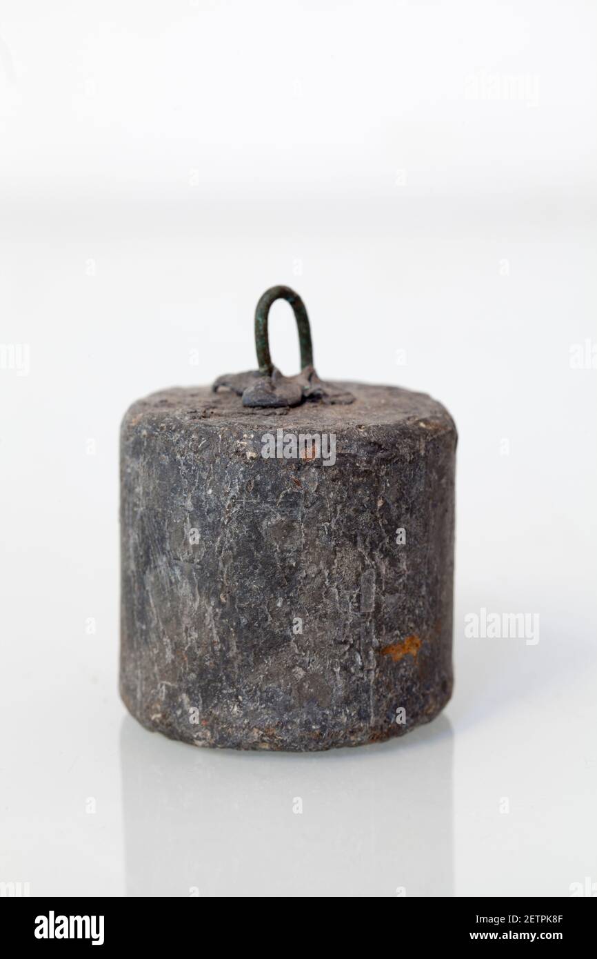 Old Lead Fishing Weight Stock Photo - Alamy