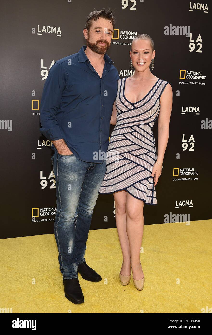 LOS ANGELES - APRIL 27: Tom Degnan and Erin Cummings attend the LA ...