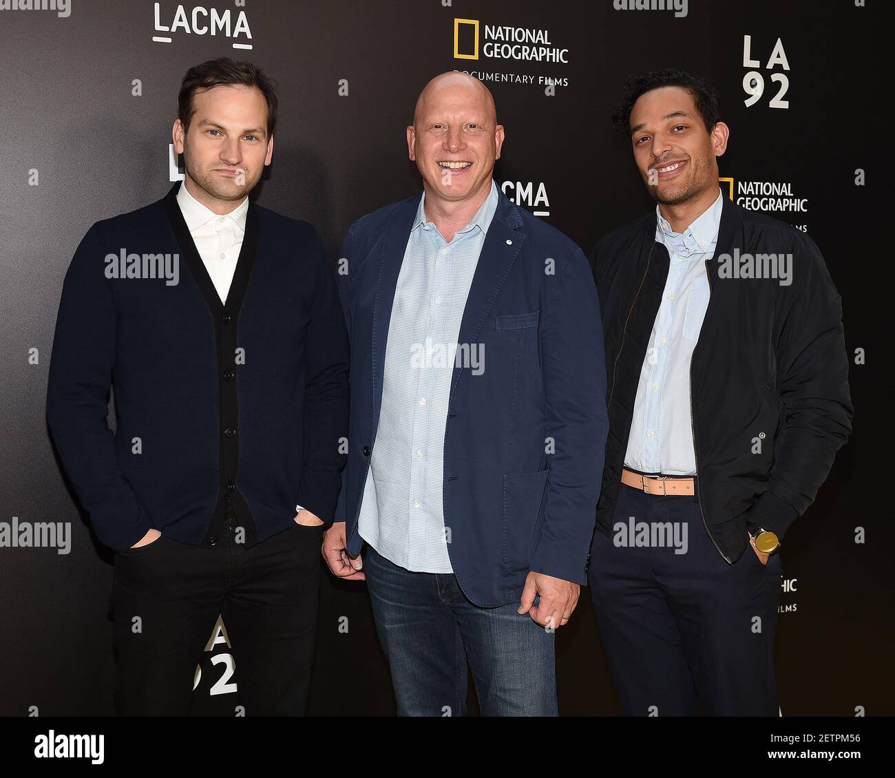 LOS ANGELES - APRIL 27: Filmmakers Dan Lindsay (L) and T.J. Martin (R ...
