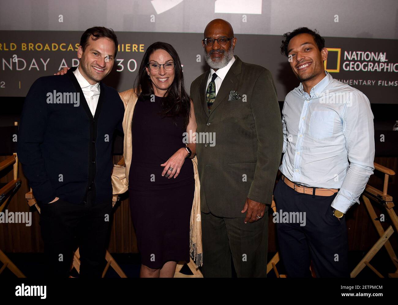 LOS ANGELES - APRIL 27: (L-R) Filmmaker Dan Linsay, reporter Christina ...