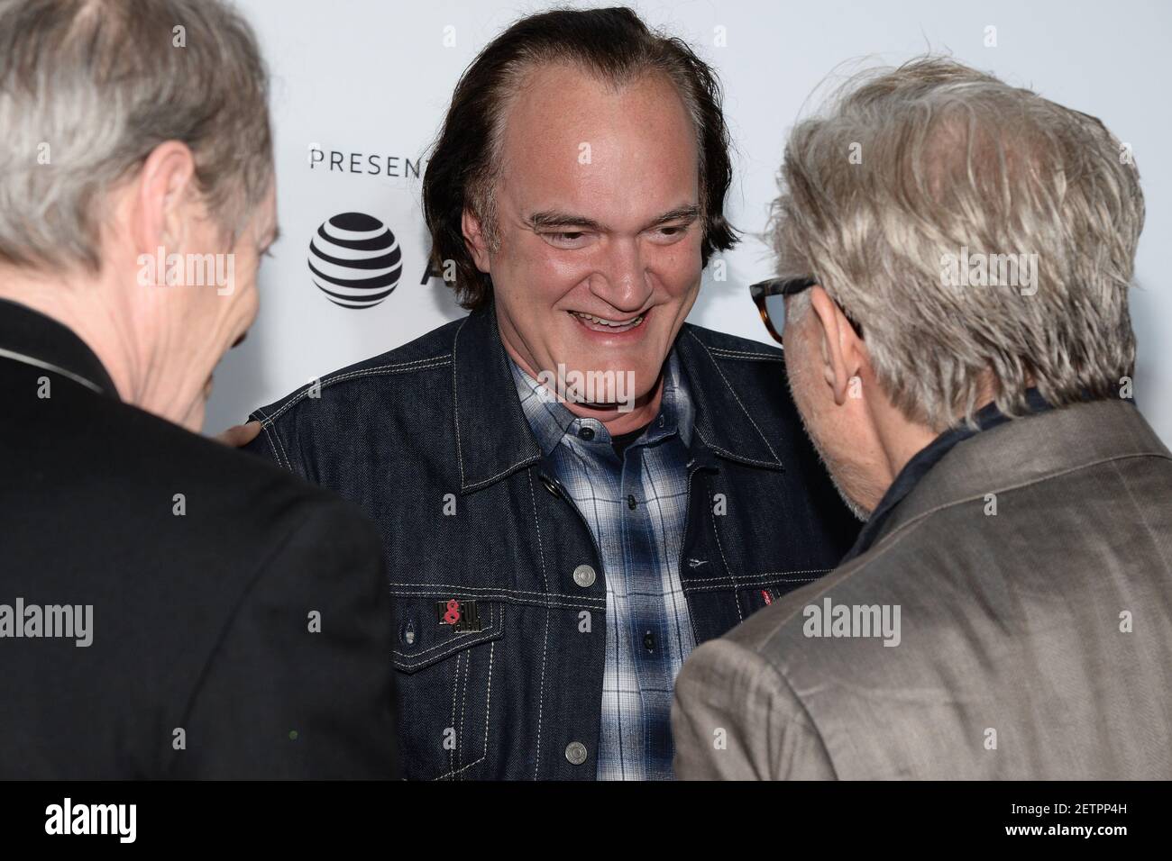 (L-R) Steve Buscemi, Director Quentin Tarantino and Harvey Keitel ...